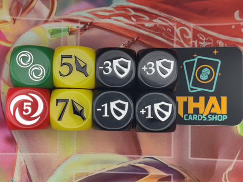 Solid Fab Dice Set | Thai Cards