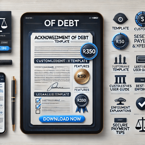 Acknowledgment of Debt (AOD) – Legal Template & User Guide | The ...