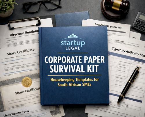 Corporate Paper Survival Kit | The StartUp Legal