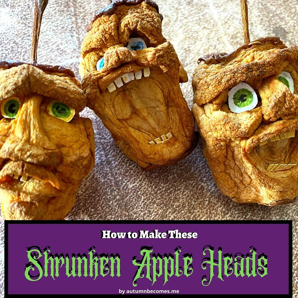 How to Make These Shrunken Apple Heads
