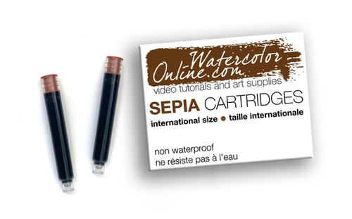 Sepia Ink Cartridges | Watercolor Online