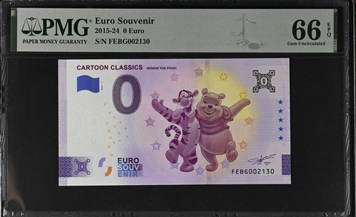 0 Euro Disney Banknotes - Winnie the Pooh (3,000 Printed Notes) - PMG ...