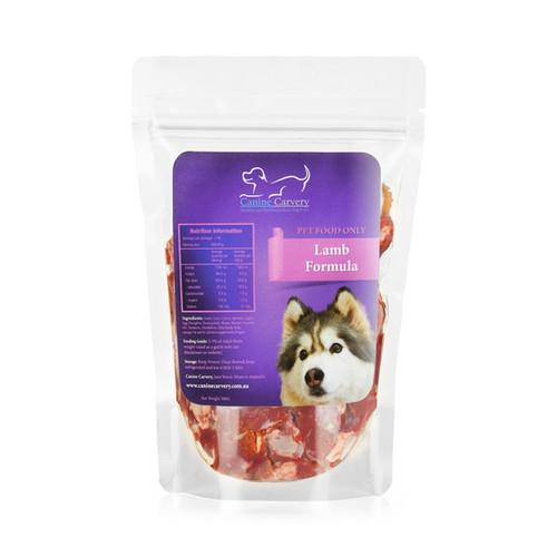 Lamb Formula 500g | Canine Carvery