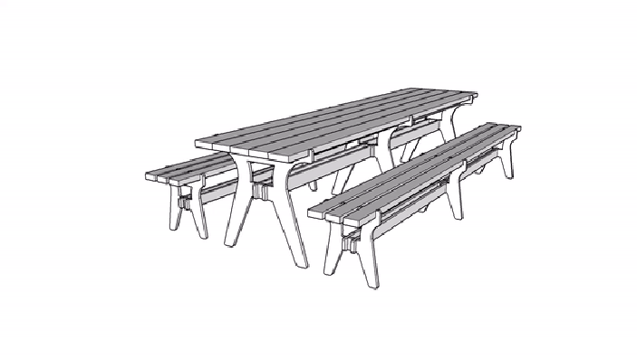 Adams Family Long Table | The Better Block