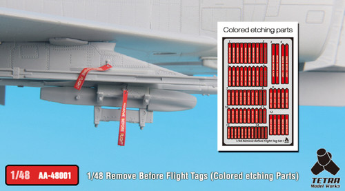 1/48 Remove Before Flight tags, pre-coloured PE | Inside the Armour