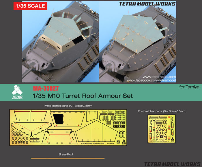 1/35 M10 Turret Roof Armour Set (2 types) | Inside the Armour