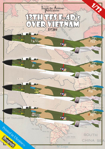 1/72 Decals "13th TFS F-4D's Over Vietnam" | Inside the Armour