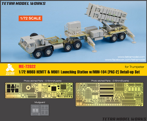 1/72 M983 HEMTT & M901 Launching Station w/MIM-104 [PAC-2] PE set ...