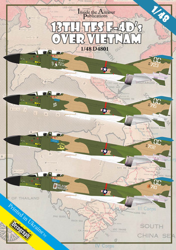 1/48 Decals "13th TFS F-4D's Over Vietnam" | Inside the Armour