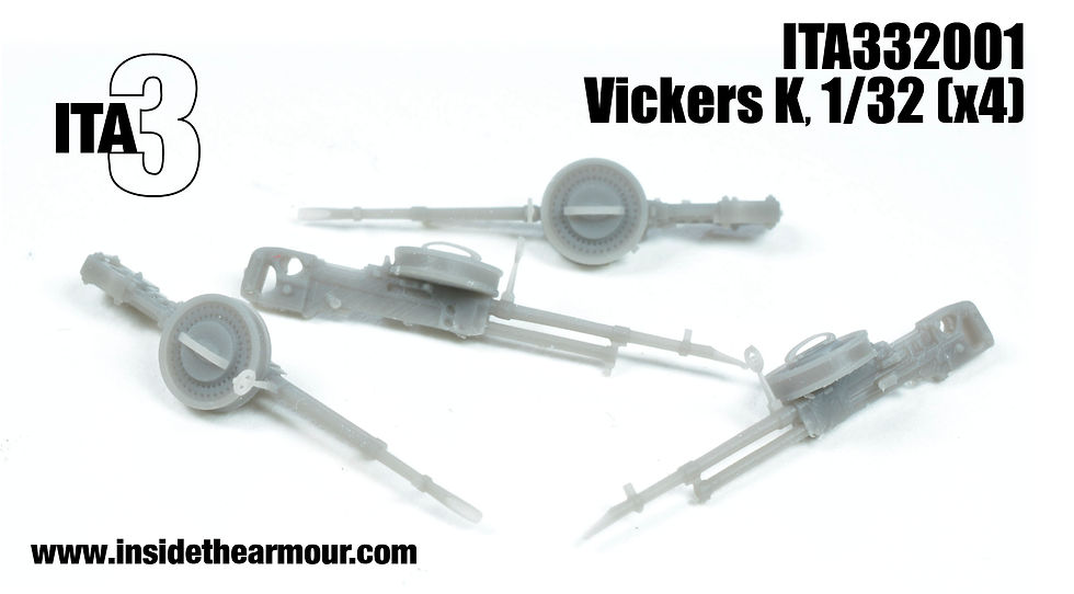 ITA332001 Vickers K [x4] 1/32 | Inside the Armour