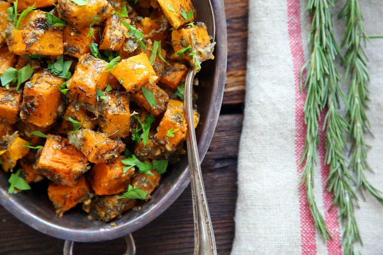 Winter Squash Casserole with Rosemary