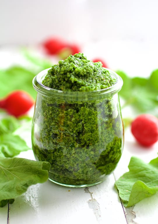 Radish Green Pesto