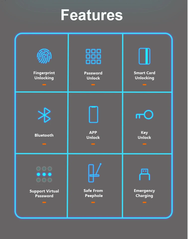 Xp smart locks | fingerprint locks | Dubai - United Arab Emirates