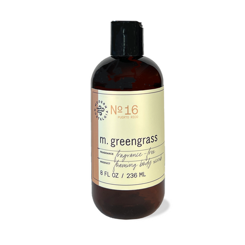 Fragrance Free Foaming Body Scrub 8oz | m. greengrass