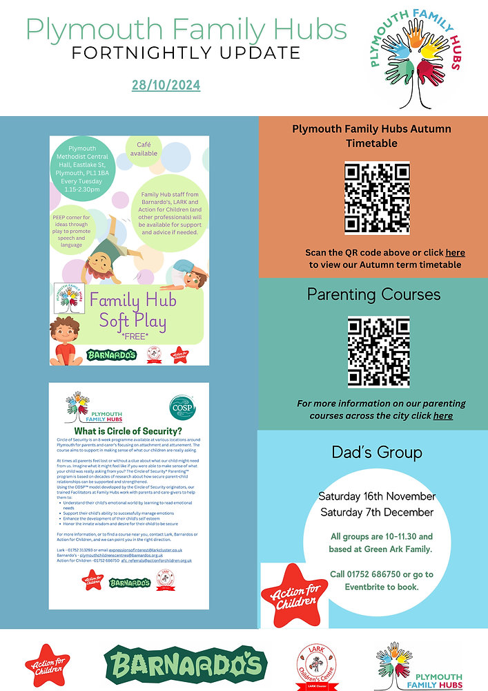 Plymouth Family Hubs