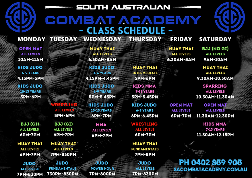 CLASSES | South Australia | South Australian Judo Academy Incorporated