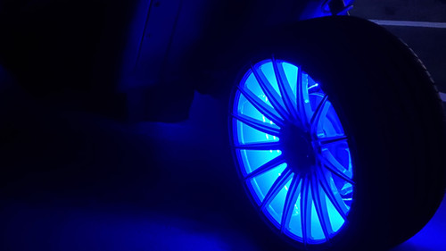 (8A). Two Strip Single Color Wheel Ring Kit (Strips Only) | Lite The ...
