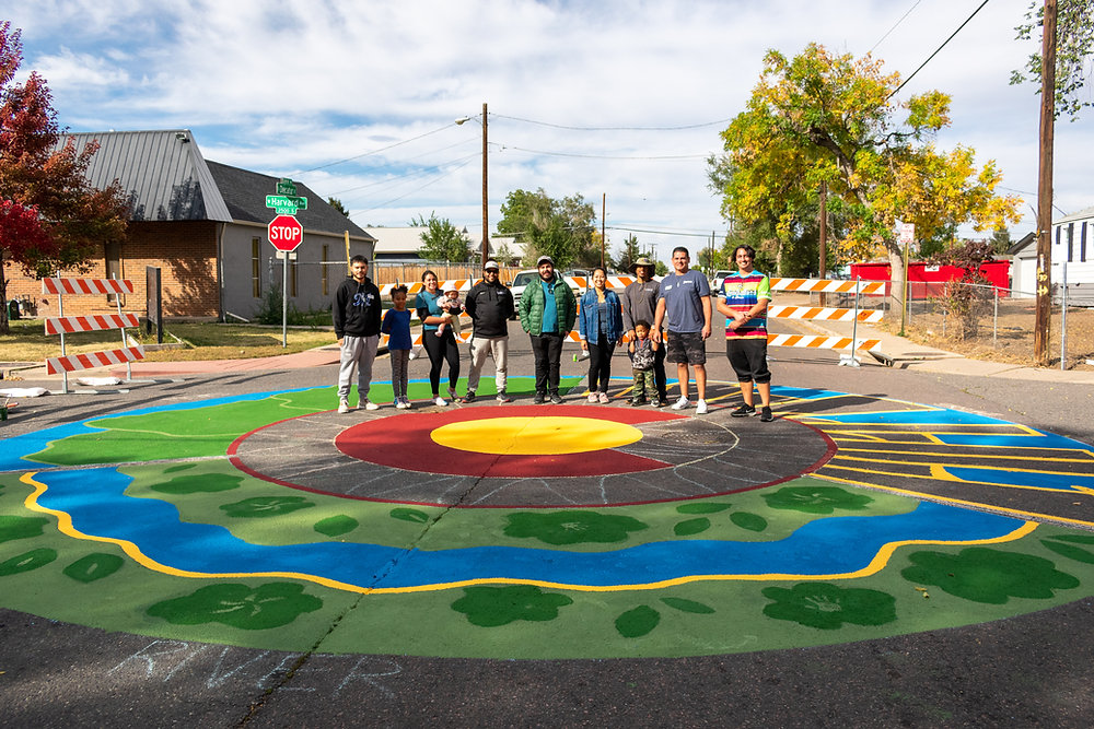 College View Intersection Mural - Complete after 3 Years in the making!