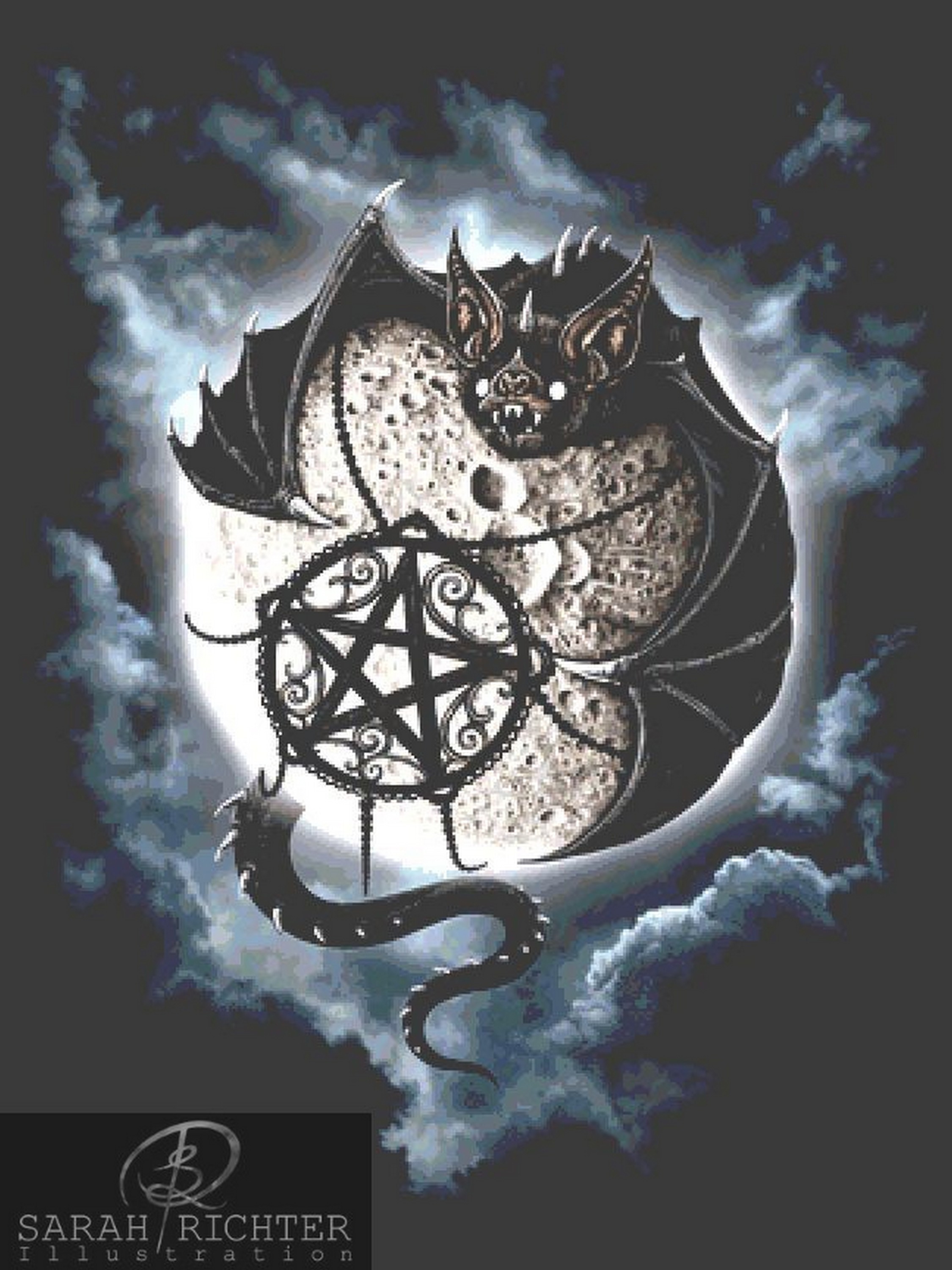 Kits & How To Modern Pattern Goth Fantasy Full Coverage Sinister Wings ...