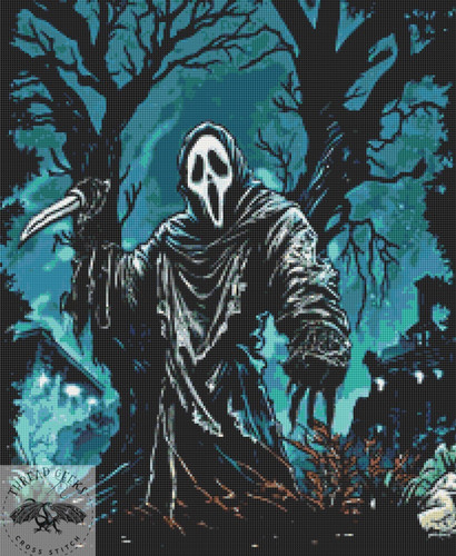 Ghostface Revenge Counted Cross Stitch Chart | Thread Geeks