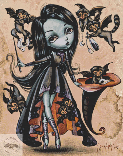 Wicked Counted Cross Stitch Chart - Simona Candini | Thread Geeks