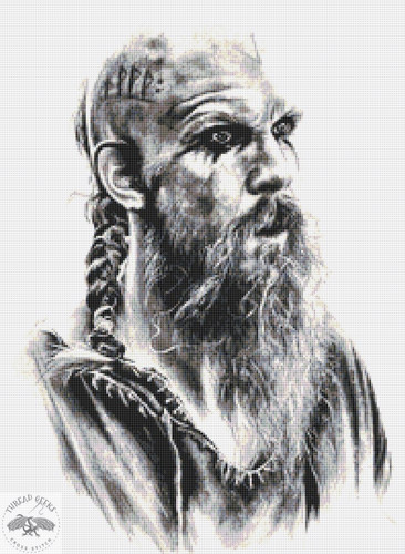 Floki Cross Stitch Chart - Vikings | Thread Geeks