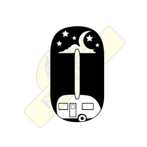 CARAVAN MOTORHOME CAMPING LETTERS O- Z DECALS | EIA DESIGN