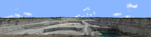 LIMESTONE QUARRY NEAR CHICAGO | BACKDROPS ONLY