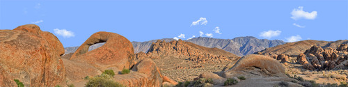 ALABAMA HILLS DESERT INYO COUNTY CALIFORNIA left | BACKDROPS ONLY