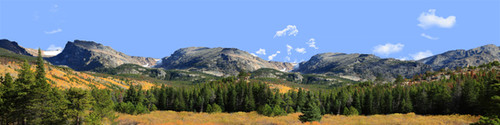ASPEN COLORADO ROCKY MOUNTAINS TREE LINE right | BACKDROPS ONLY