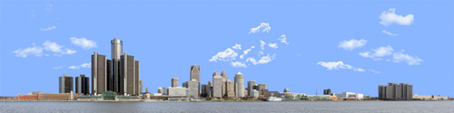 DETROIT FROM THE SOUTH right | BACKDROPS ONLY