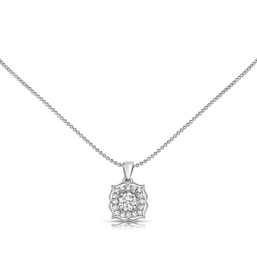 True Lily Full Shape Floret Square Swinging Pendant | Kattouf1907