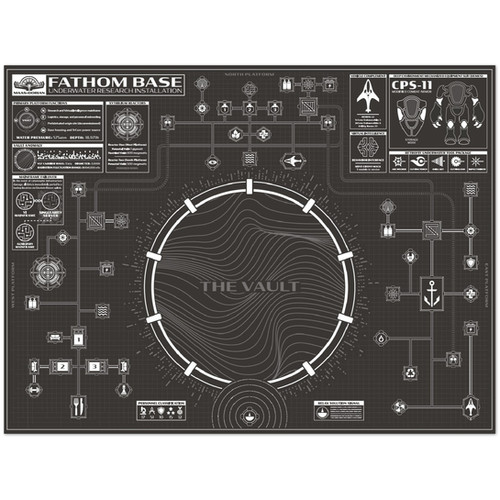 Fathom Base Schematic Poster | Derelict Season Two