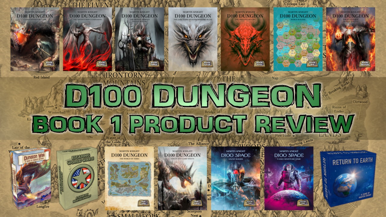 TAKING A LOOK AT BOOK 1 - D100 DUNGEON