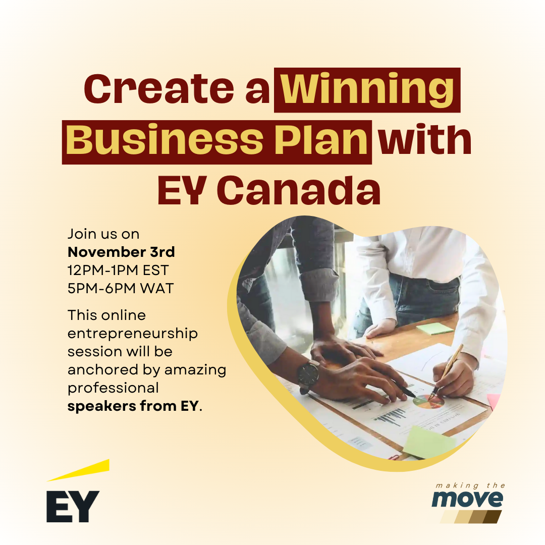 Create a Winning Business Plan with EY Canada | makingTheMove