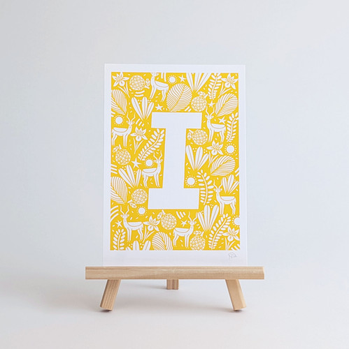 LETTER I - SCREEN PRINT | Laurie Hastings