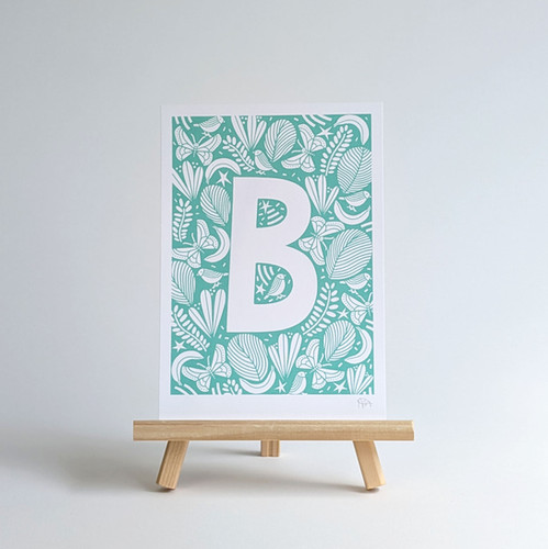 LETTER B - SCREEN PRINT | Laurie Hastings