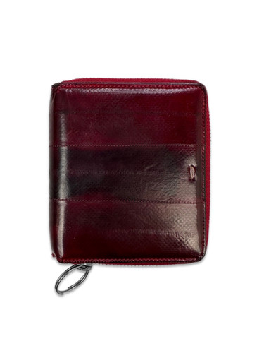00s Maison Martin Margiela Blood Red Leather Bifold Wallet | ArchiveThreads