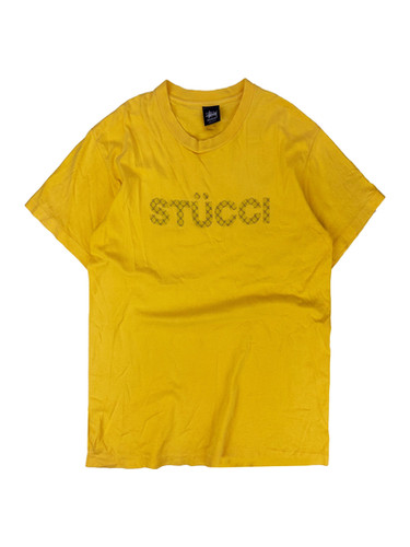 00s Stüssy ‘Stucci’ Bootleg Monogram Spellout Logo T-Shirt | ArchiveThreads