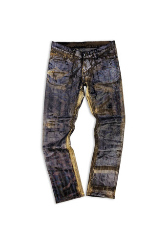 Le Grande Bleu L.G.B Crystal Encrusted Skinny Cut Denim | ArchiveThreads
