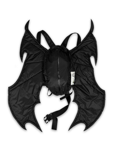 AW18 Undercover ‘Bat Wing’ Black Nylon Transformable Backpack ...