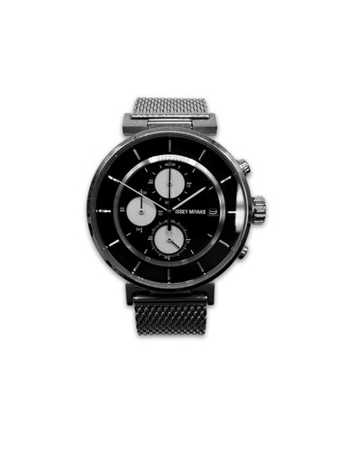 00s Issey Miyake by Satoshi Wada Triple Chronograph Silver Watch ...