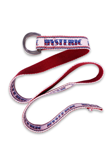 Hysteric Glamour Flag D-Ring Spell Out Logo Belt | ArchiveThreads