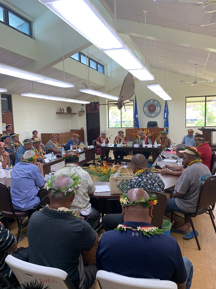 President Wesley Simina's Visit to Yap and CEC+1 Meeting: Unity and ...