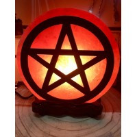 Salt Lamp -Pentagram | Earthly Creations