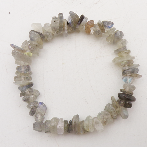 Labradorite Tumbled Chip Bracelet | Earthly Creations
