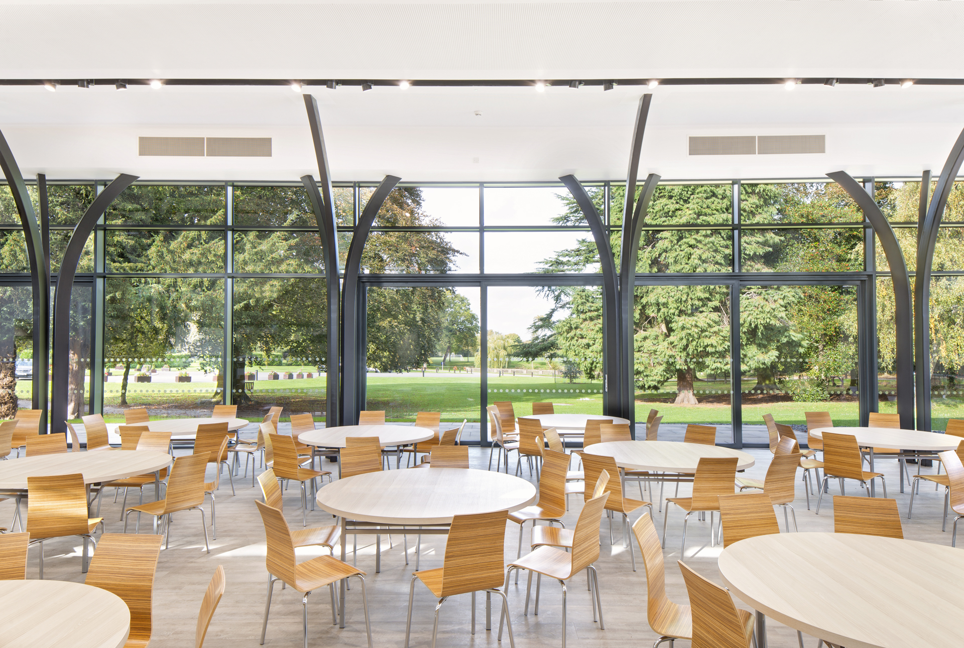 Dining Hall, Foremarke Hall - Matthew Montague Architects | Derby, UK