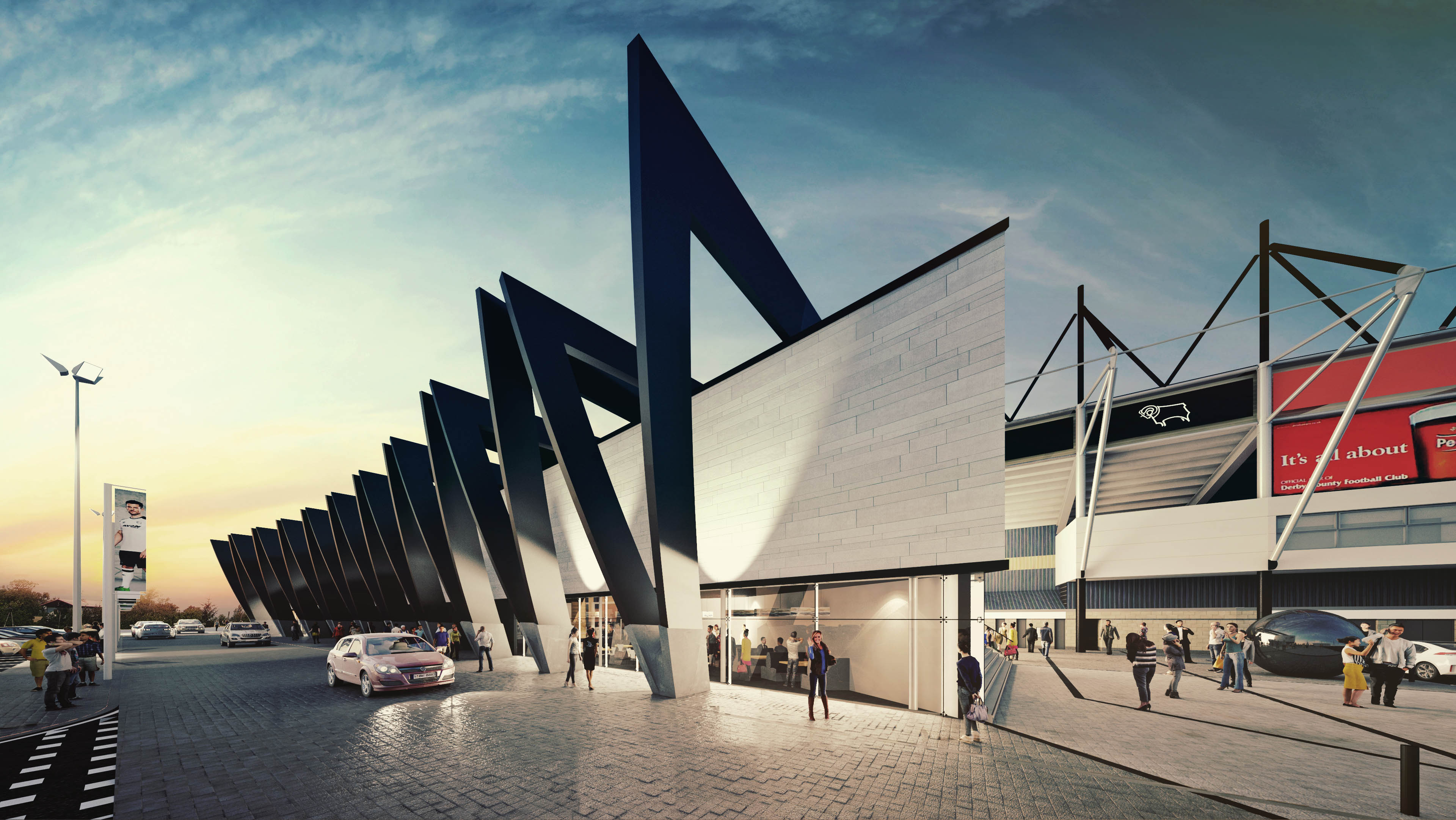 DCFC East Stand Extension- Matthew Montague Architects | Derby, UK