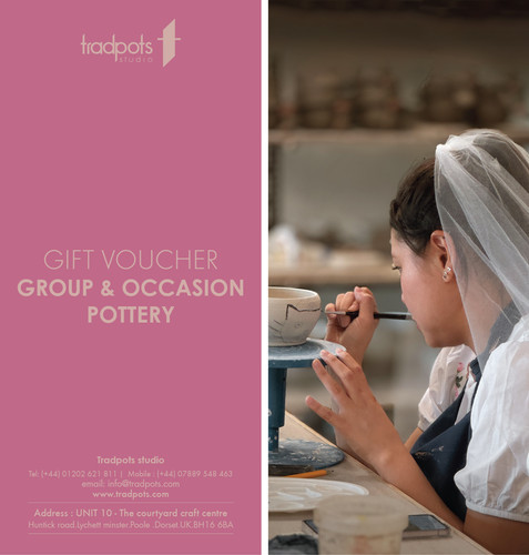 Group and Occasion Pottery Gift Voucher £60 each person | TradPots ...