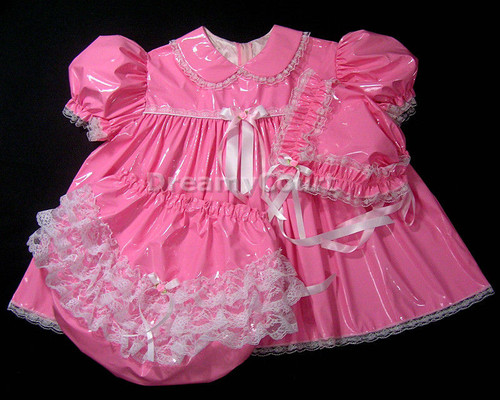 ADULT SISSY BABY PVC DRESS | dreamyncreamyab